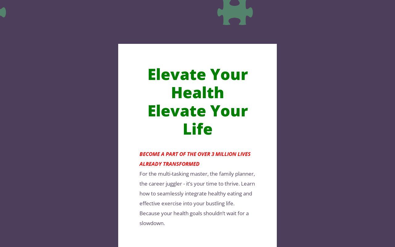 Elevate Your Health